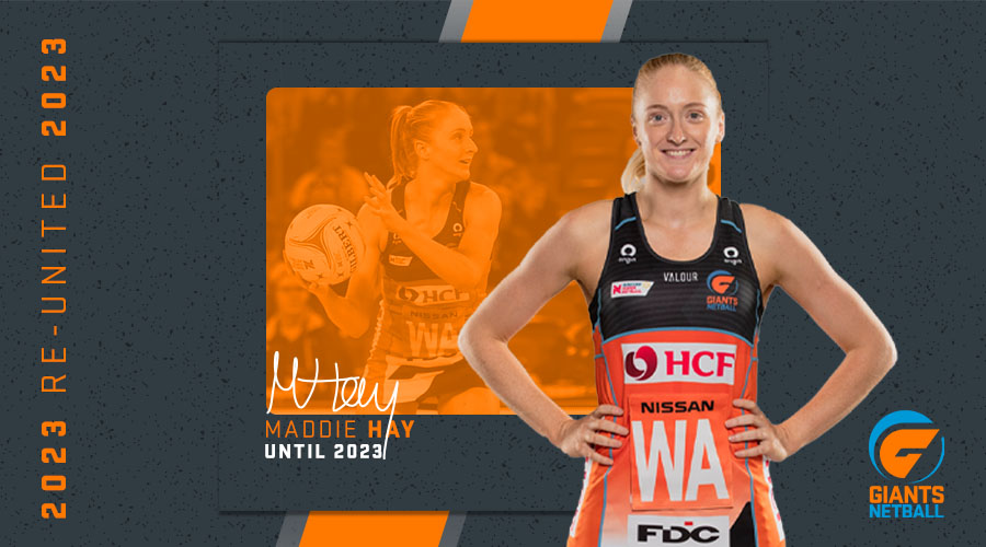 Hay, Hay Maddie's Back - GIANTS Netball